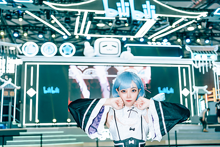 从零开始的异世界生活蕾姆cos2021ChinaJoy场照返图 - VVCON美瞳商城