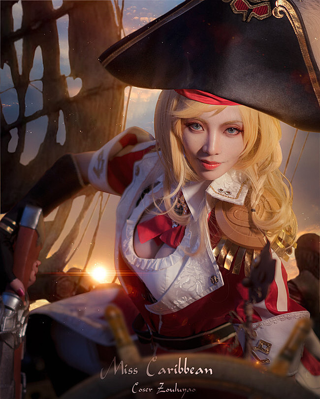 【cos正片】加勒比小姐姐《王者荣耀》虞姬cosplay欣赏 - VVCON美瞳商城