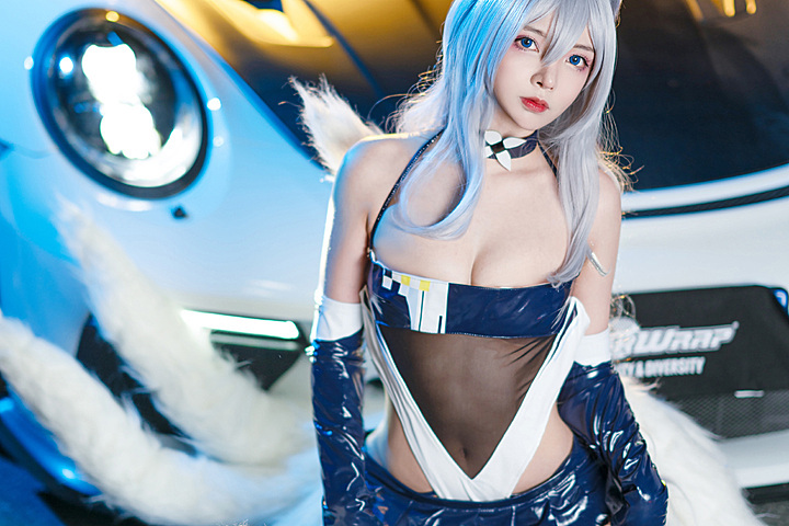 【cos正片】《碧蓝航线》信浓赛车娘cosplay欣赏@妍子坚不可摧 - VVCON美瞳商城