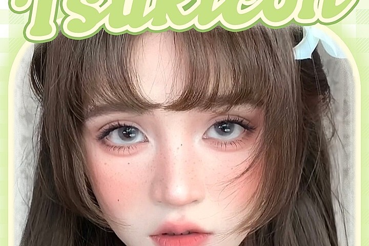 【月抛】Tsukicon美瞳 韩味儿漫画滤镜 甜美系少女无痕变美宝藏 - VVCON美瞳商城