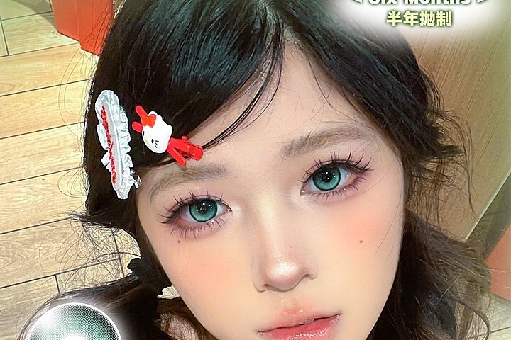 【半年抛上新】Lolilook美瞳 颜值新篇章 通透绿瞳新品上市#茶艺浓浓 - VVCON美瞳商城